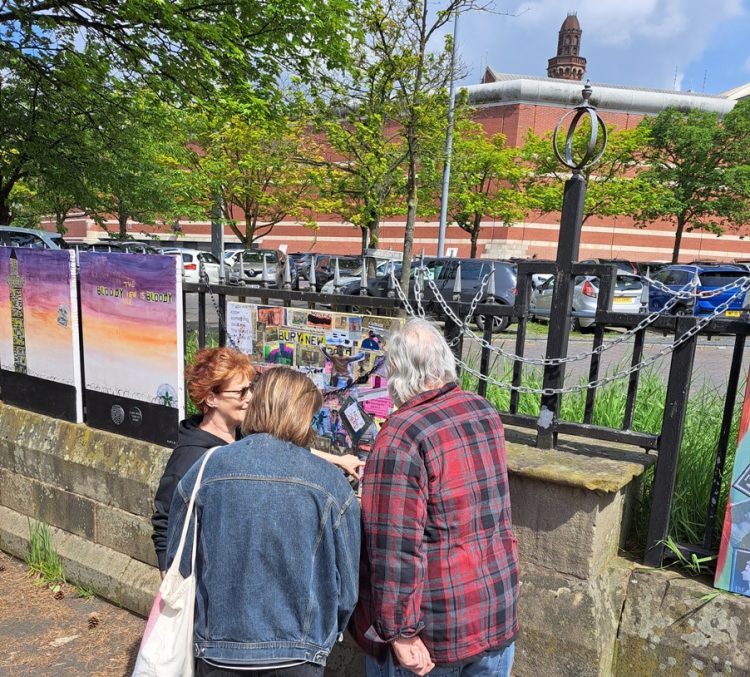 Artworks By Prisoners at HMP Manchester Chained To Prison Railings ...