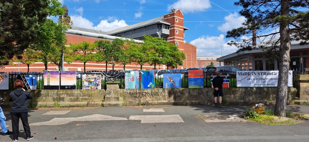 Artworks By Prisoners at HMP Manchester Chained To Prison Railings ...
